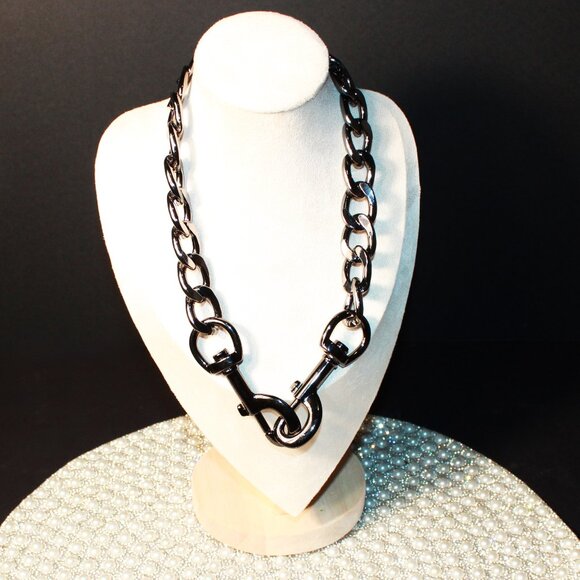 Jewelry | Gun Metal Chain Necklace | Poshmark